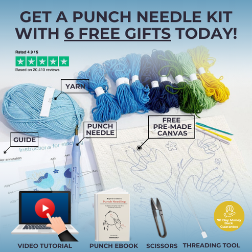 Poppy™ Punch Needle Kit – Malazona